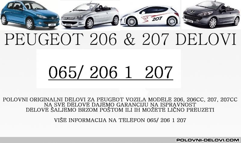 Peugeot 206. 207.3008.308.508.5008 Svetla I Signalizacija