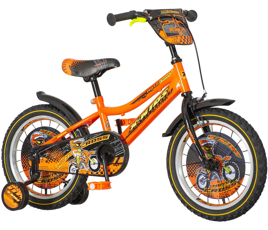 MOTO CROSS X-KIDS ORANGE 16