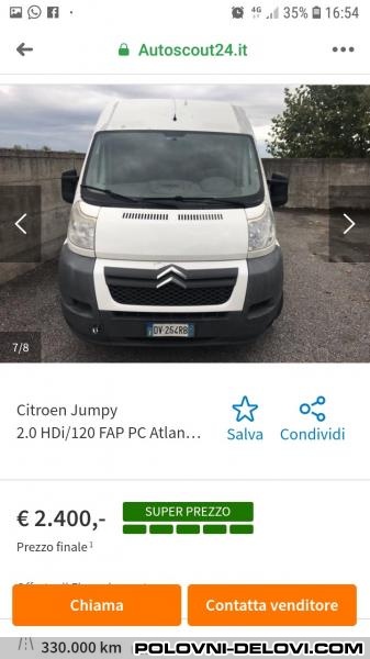 Citroen Jumper Kompletan Auto U Delovima
