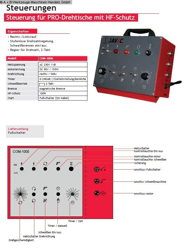 MB PRO 3 COM 1000 druga mašina za obradu metala