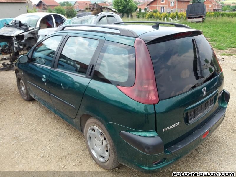 Peugeot 206 Zelena Met Karavan Kompletan Auto U Delovima