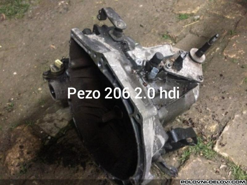 Peugeot 206 2.0 Hdi Menjac I Delovi Menjaca