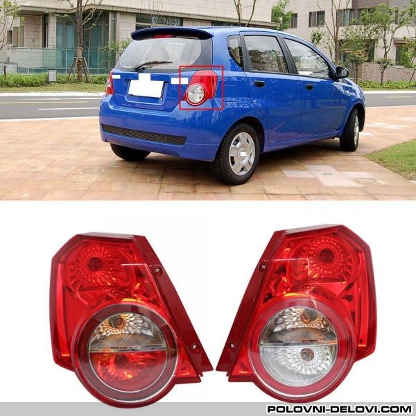 Chevrolet Aveo Stop Lampe Svetla I Signalizacija