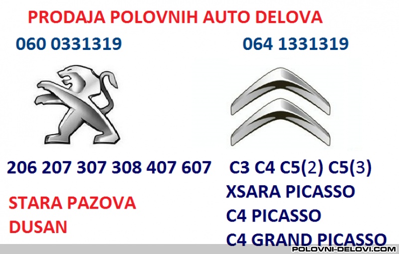 Citroen Xsara Picasso Motor I Delovi Motora