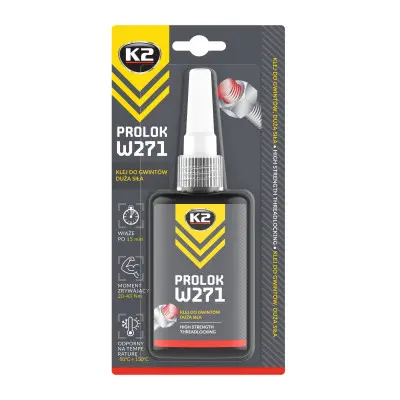 K2 Anaerobni lepak visoke čvrstoće HIGH STRENGTH THREADLOCK 50ml