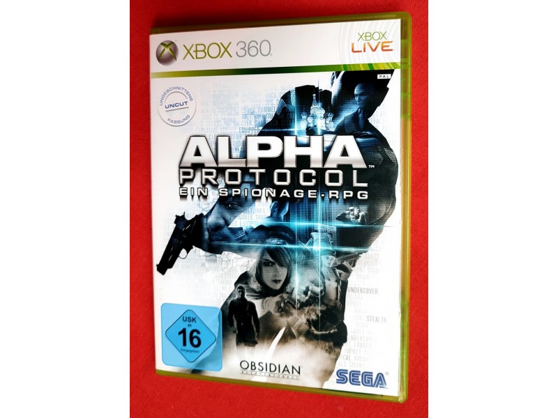 Alpha Protocol / XBox 360 Originalna Igra