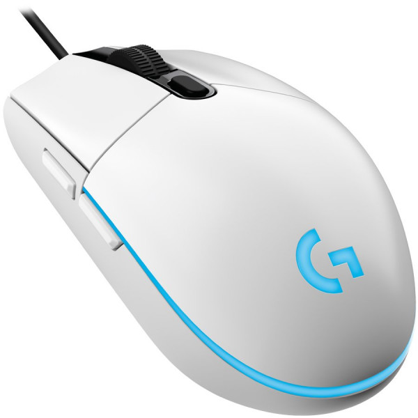 LOGITECH G102 LIGHTSYNC Gaming Mouse - WHITE - EER ( 910-005824 )