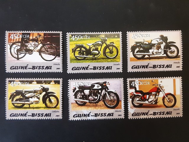 Motocikli - Guinea Bissau 2005 ** Komplet serija