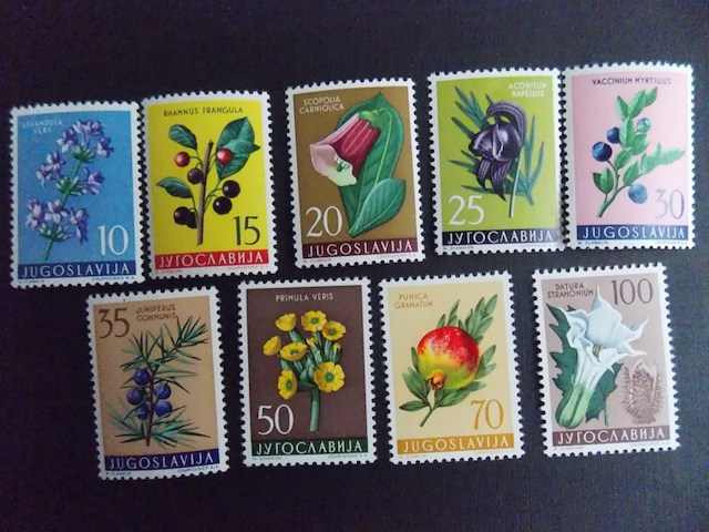 Jugoslavija Flora iz 1959.god. serija
