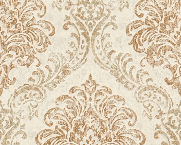 LIVINGWALLS WALLPAPER «BAROQUE, CREAM, GOLD, METALLIC» 391125