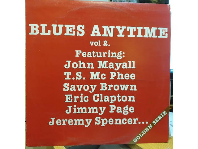 Various ‎– Blues Anytime Vol 2, LP