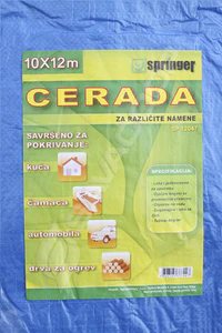 Cerada plava 80g 10x12 Springer