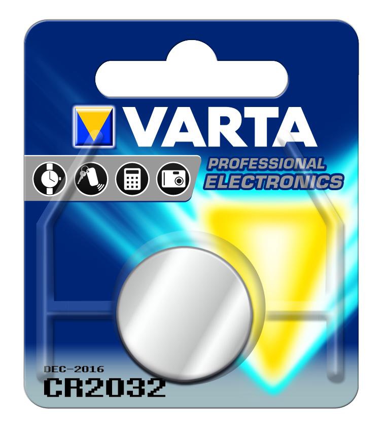 BATERIJA LITIJUM CR2032 3V PLJOSNATA SATNA VARTA