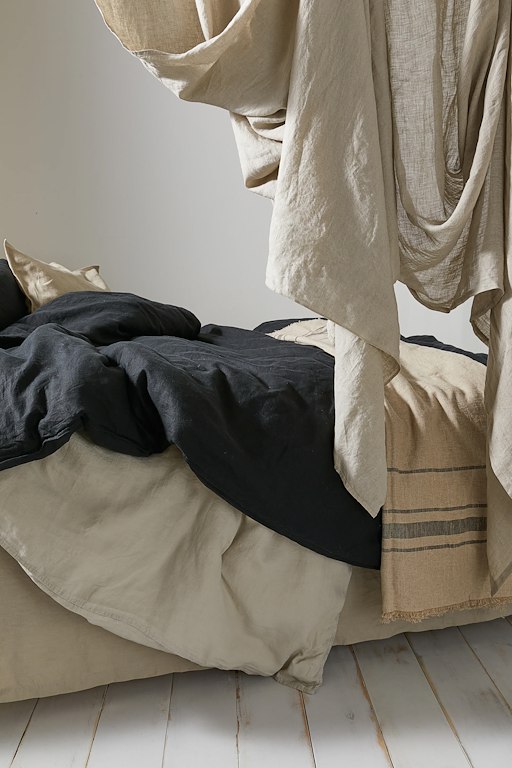 Linen double/king duvet cover set