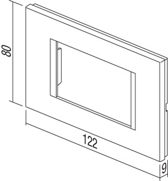 OKVIR 3M SG ZLATNI LINE 24274 TEM MODUL