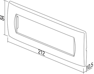 OKVIR 7M SREBRNI SOFT 24714 TEM MODUL