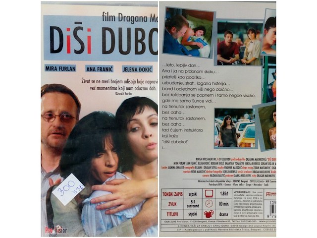 dvd Diši duboko.