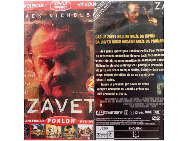 dvd Zavet