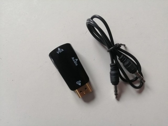 HDMI na VGA + audio kabl