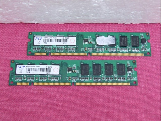 NCP 2x256 MB SDRAM za racunare i klavijature +GARANCIJA
