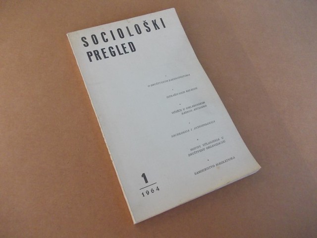 Sociološki pregled 1-1964