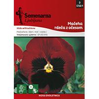Cveće Dan i noć - crveni sa okom - Viola wittrockiana 5 kesica 5720/1