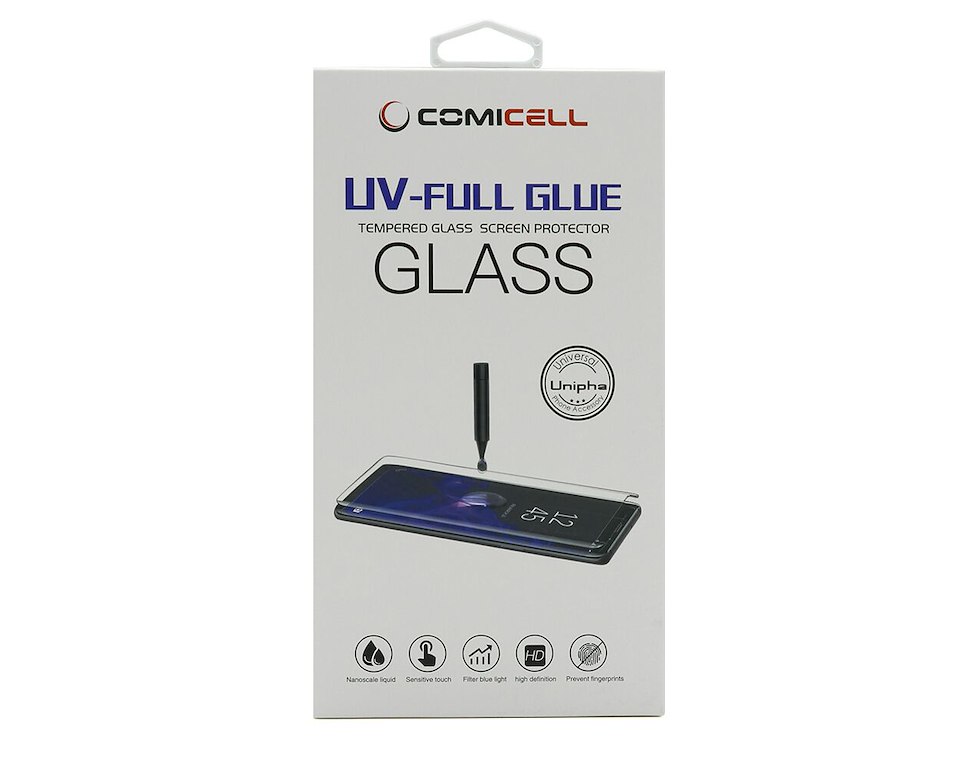 Zastitna folija za ekran GLASS 3D MINI UV-FULL GLUE - Samsung S916B Galaxy S23 Plus (sa UV lampom) (MS)