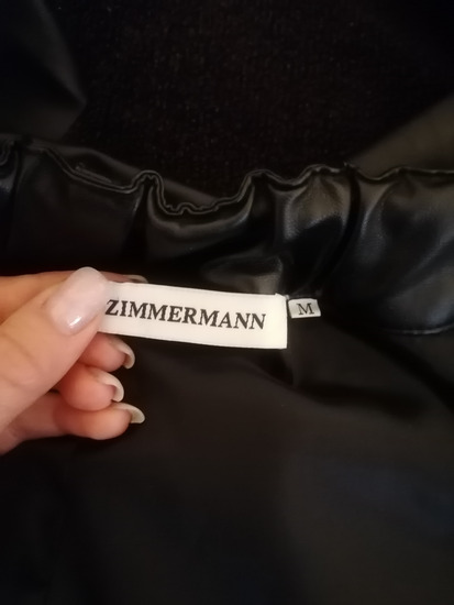 Zimmermann duga kozna suknja na karnere