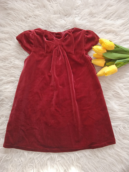 Nova bordo plisana haljina H&m 80