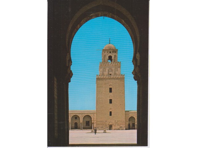 TUNIS / KAIROUAN Minaret of the Great Mosque, 1975