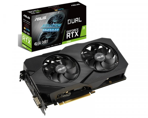 ASUS nVidia GeForce RTX 2060 6GB 192bit DUAL-RTX2060-6G-EVO