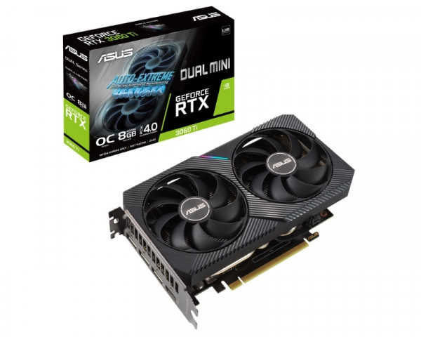 ASUS nVidia GeForce RTX 3060 Ti 8GB 256bit DUAL-RTX3060TI-O8G-MINI-V2 LHR