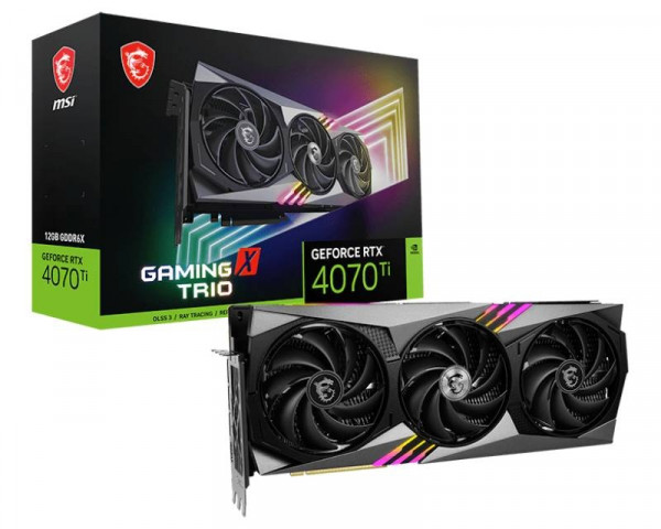 MSI nVidia GeForce RTX 4070 Ti 12GB RTX 4070 Ti GAMING X TRIO 12G