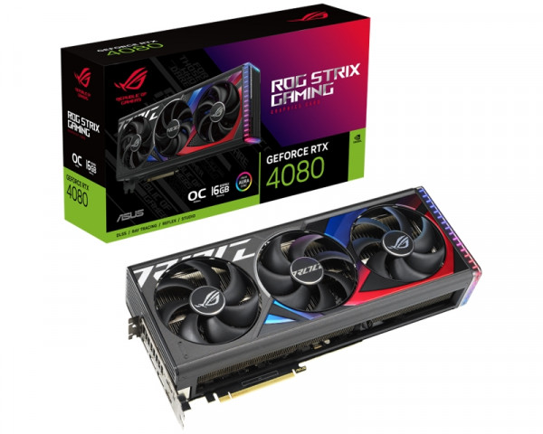 ASUS nVidia GeForce RTX 4080 16GB 256bit ROG-STRIX-RTX4080-O16G-GAMING