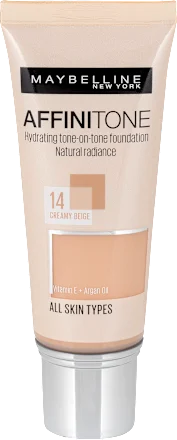 MAYBELLINE NEW YORK
Affinitone tečni puder – 14 Creamy Beige, 30 ml