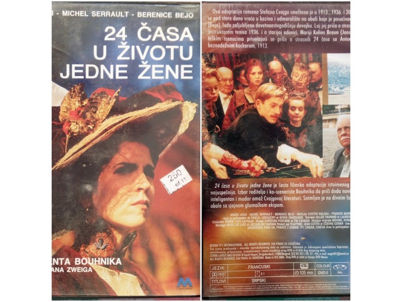 dvd 24 časa u životu jedne žene