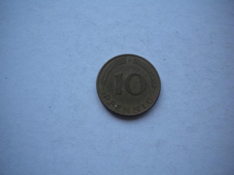 10 PFENING 1971D - NEMACKA