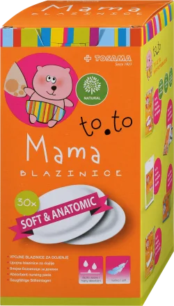 to.toMama tuferi za dojilje - SOFT & ANATOMIC, 30 kom