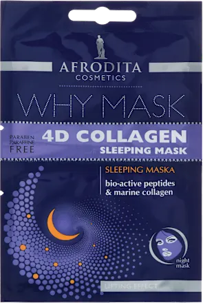 AFRODITAWHY maska za spavanje 4D Collagen, 12 ml