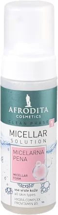 AFRODITA
CLEAN PHASE 1 micelarna pena, 150 ml