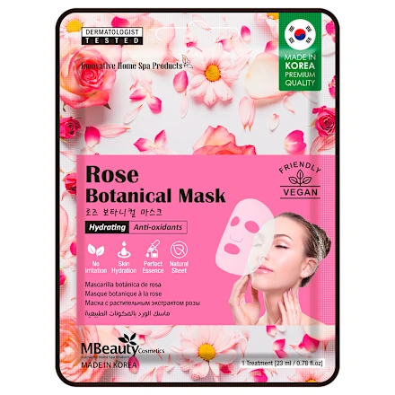 MBeauty
Rose Botanical maska za lice u maramici, 23 ml