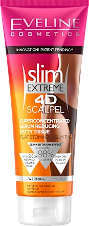 EVELINE COSMETICS
Slim EXTREME 4D SCALPEL - serum protiv celulita na stomaku, 250 ml