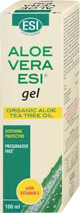 ESI
ALOE VERA gel za telo - organska aloe vera i ulje čajevca, 100 ml