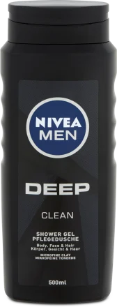 NIVEA MEN
Deep Clean - gel za tuširanje, 500 ml