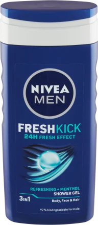 NIVEA MEN
Fresh Kick - gel za tuširanje, 250 ml