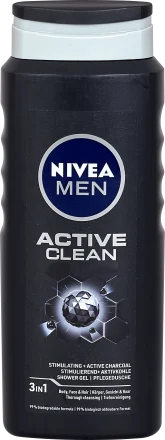 NIVEA MEN
ACTIVE CLEAN gel za tuširanje, 500 ml