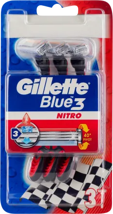 Gillette
Blue 3 NITRO - brijači, 3 kom