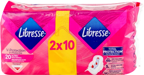 Libresse
freshness & protection ciklusni ulošci sa krilcima – ultra, 20 kom