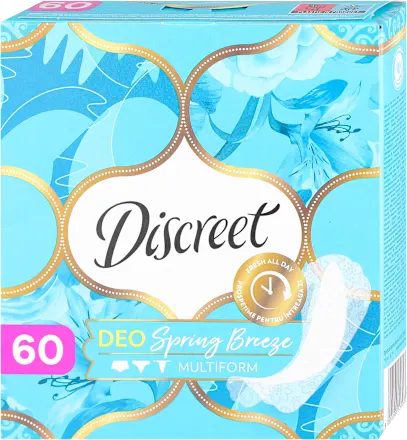 Discreet
DEO Spring Breeze MULTIFORM - dnevni ulošci, 60 kom