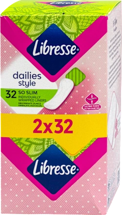 Libressedailies style dnevni ulošci – so slim, 64 kom